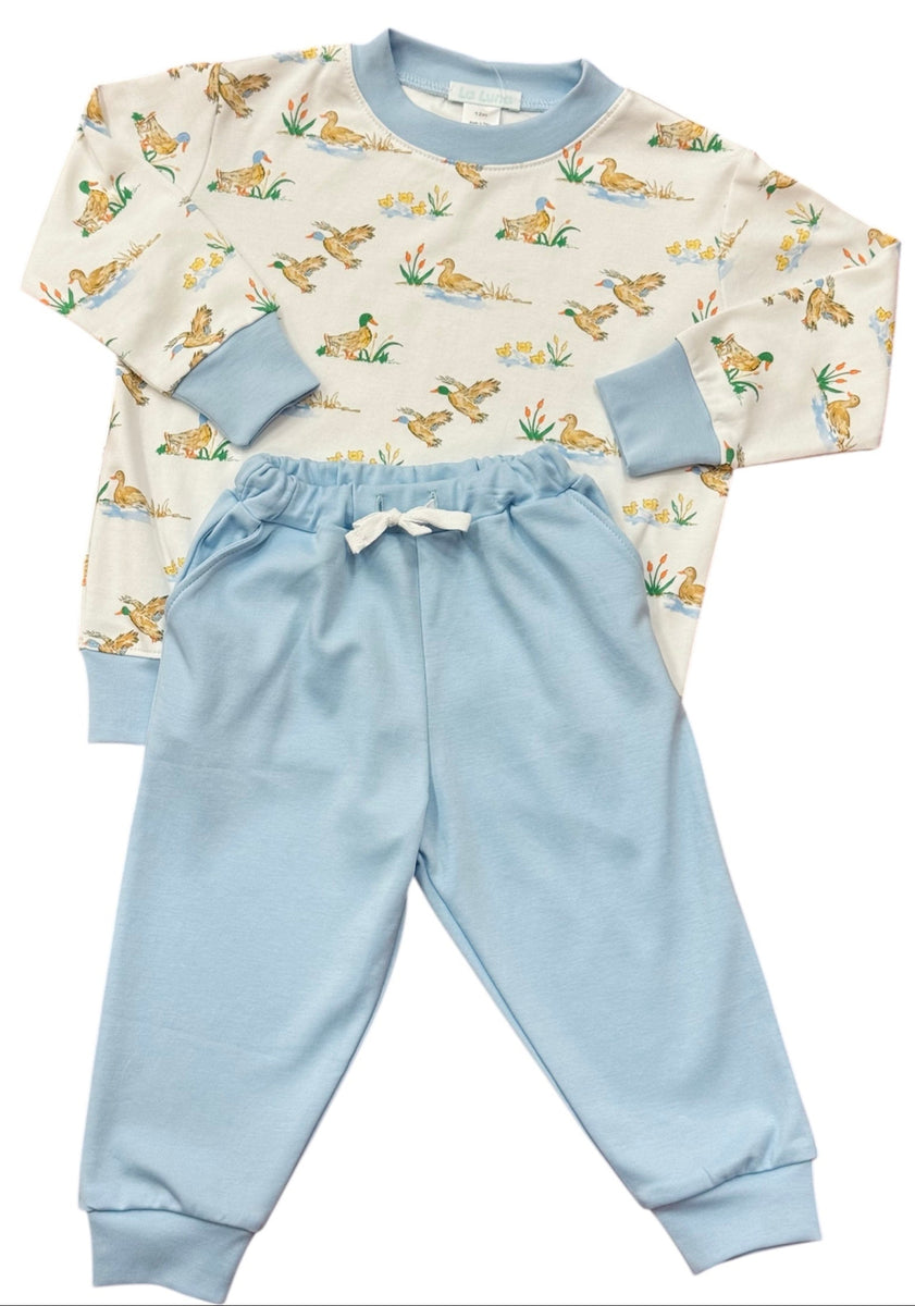 MALLARD DUCK LONGSLEEVE CREW NECK WITH JOGGER – MiMi Kids