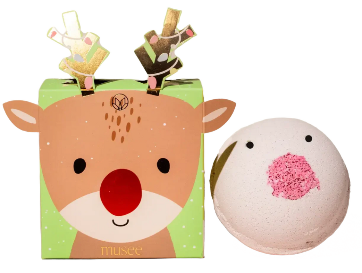 RUDOLPH THE RED NOSED REINDEER BATH BOMB WITH SURPRISE INSIDE – MiMi Kids