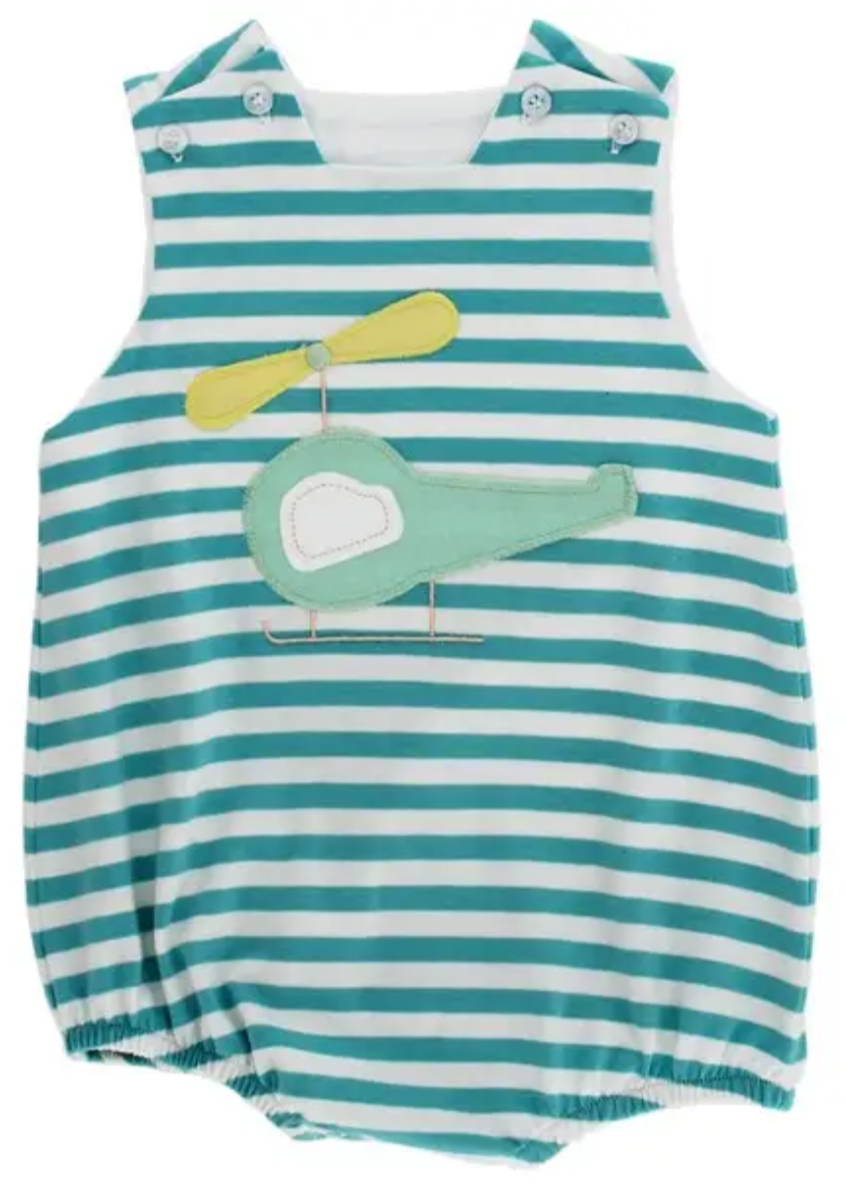 HELICOPTER - BOYS KNIT INFANT BUBBLE – MiMi Kids