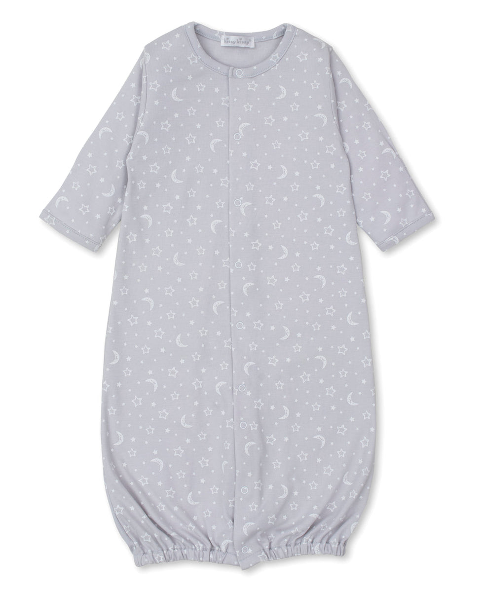 CRESCENT MOONLIGHT GREY CONVERTIBLE GOWN – MiMi Kids