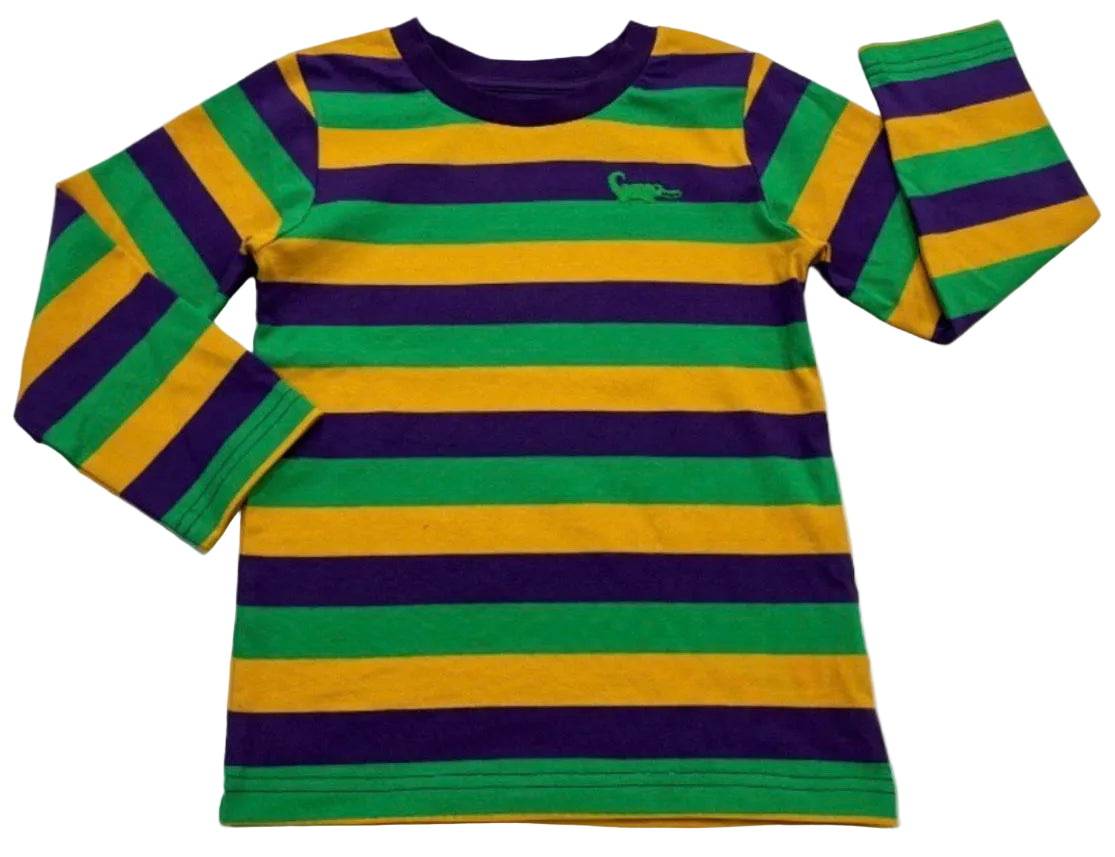 LONG SLEEVE MARDI GRAS TSHIRT – MiMi Kids