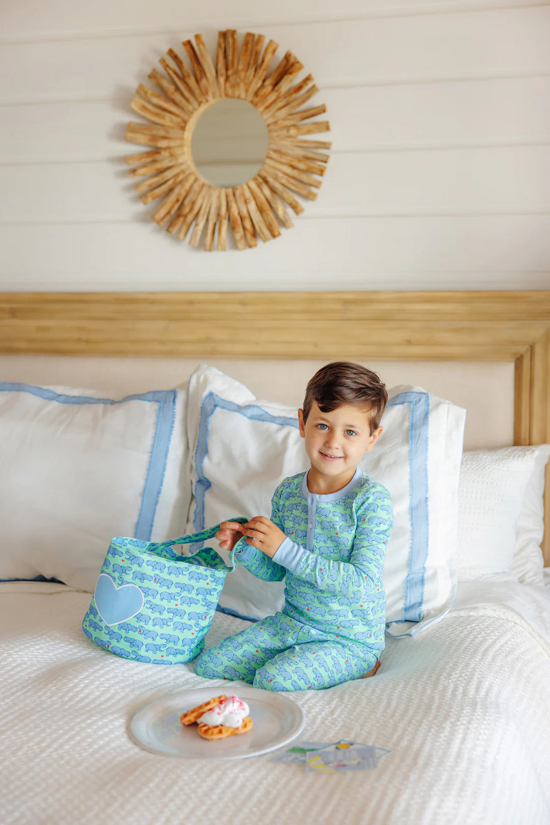 SUTTON'S SWEET DREAM SET HUGGA HIPPO WITH BEALE STREET BLUE – MiMi Kids