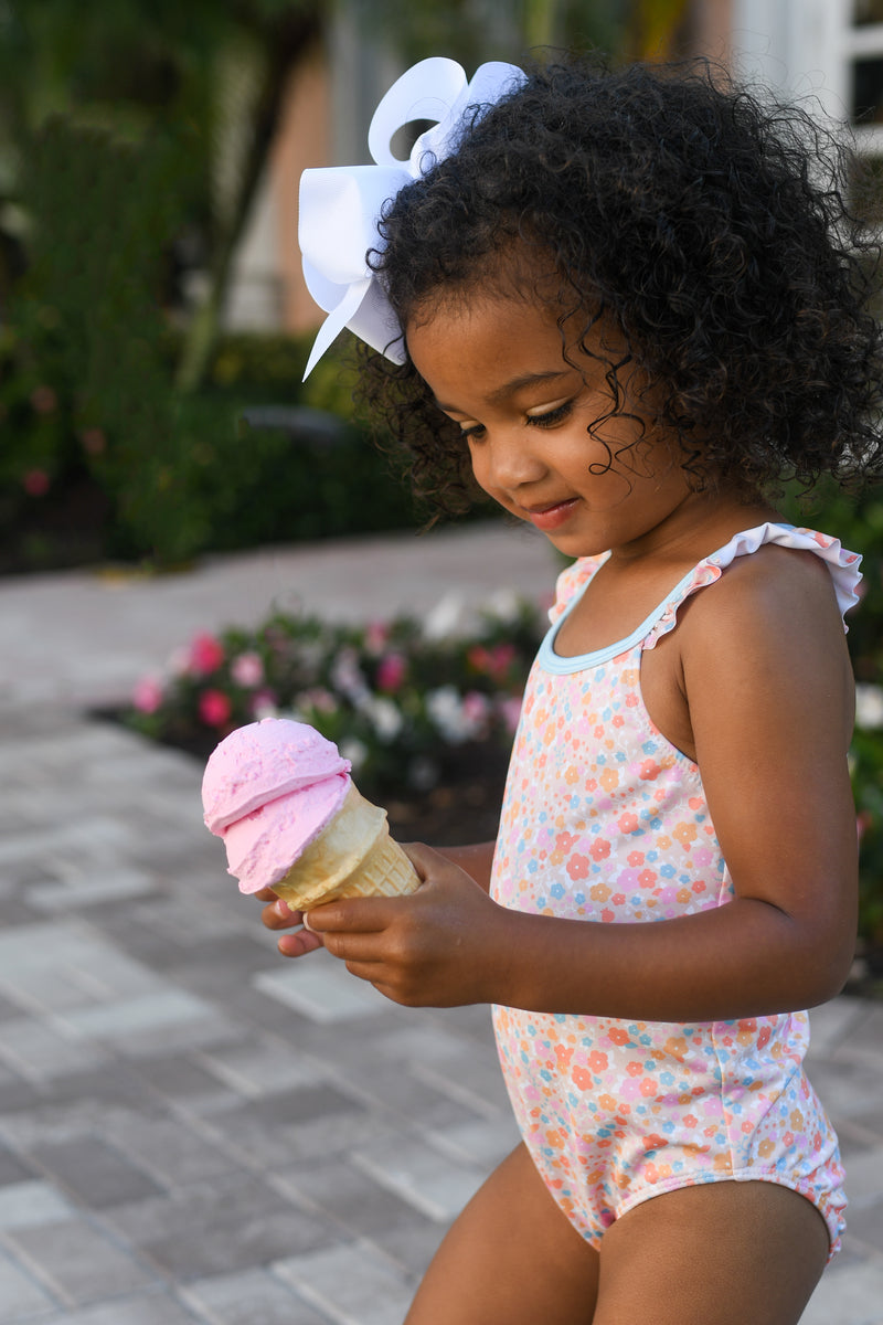 FLORAL AMIA ONE PIECE SWIM – MiMi Kids