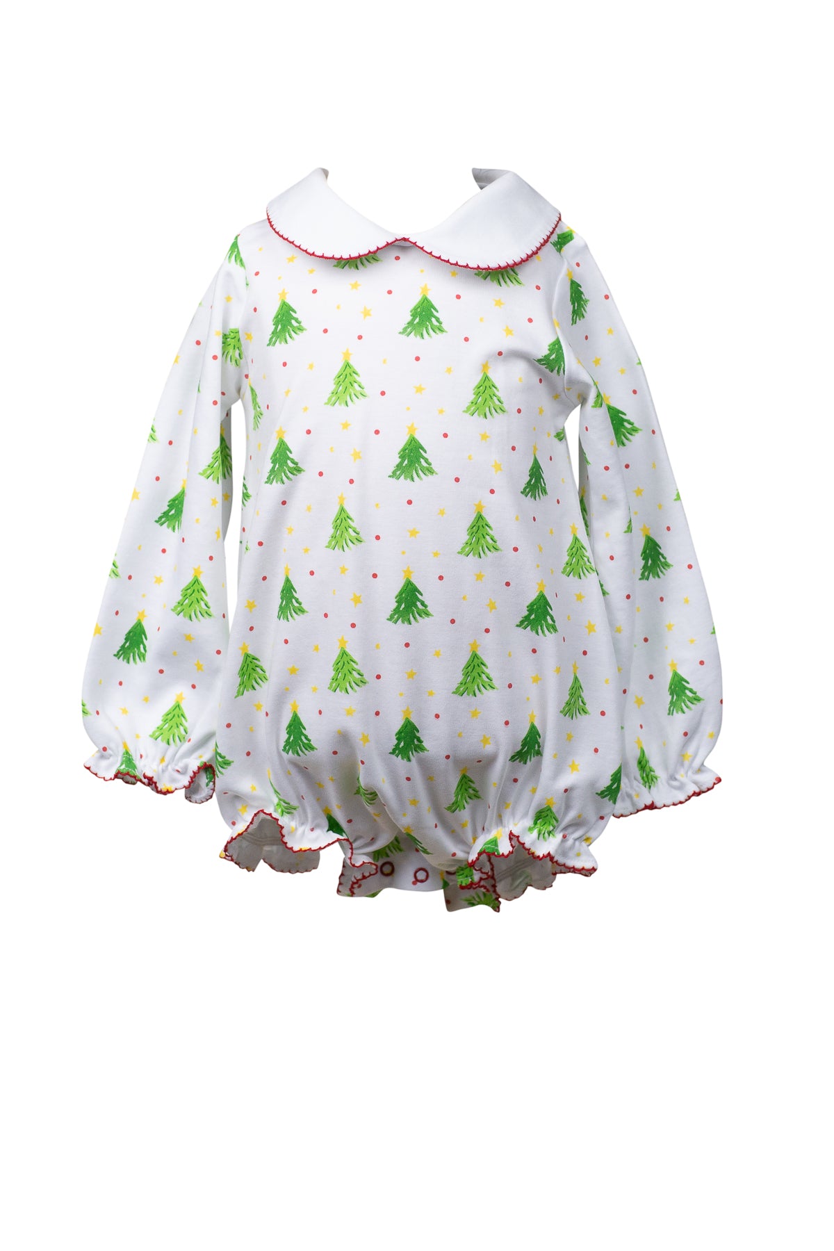 LONG SLEEVE HOLIDAY GIRL BUBBLE – MiMi Kids